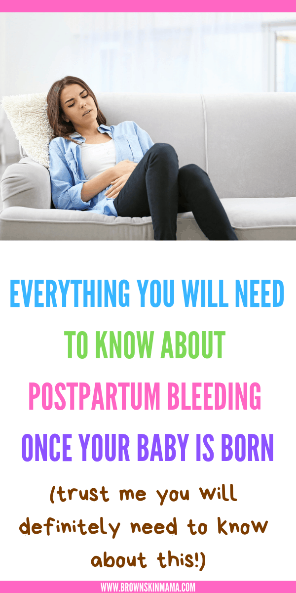 The 3 Lochia Stages of Postpartum Bleeding - Strange But True - Mommy ...